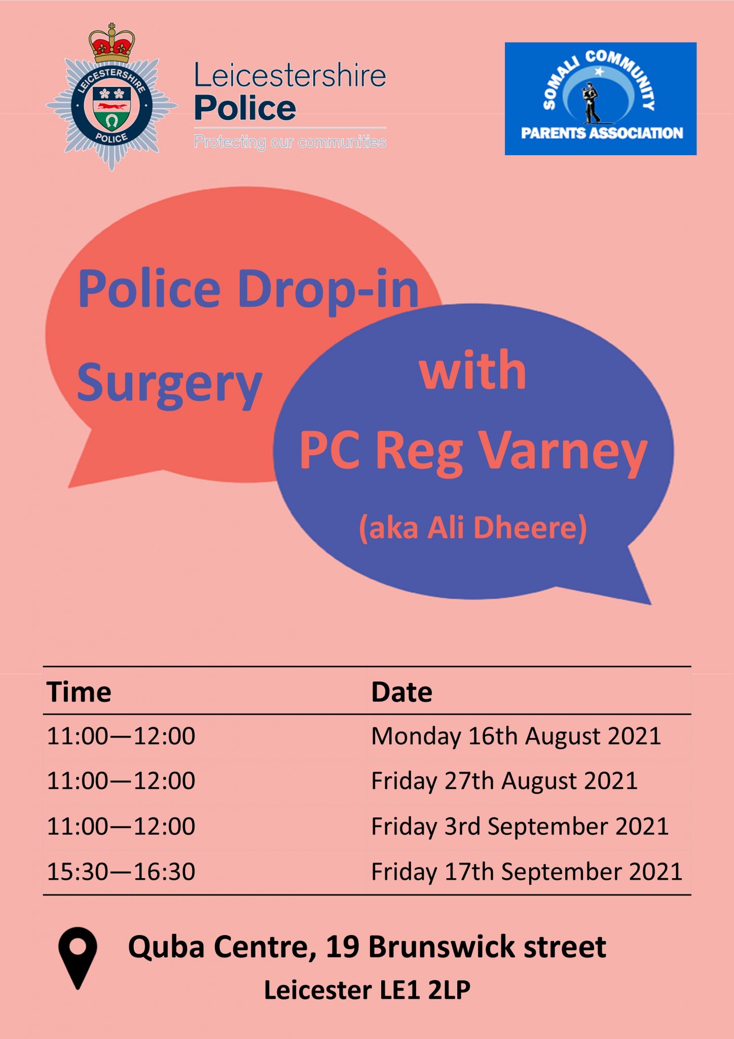 Drop in Police Clinic