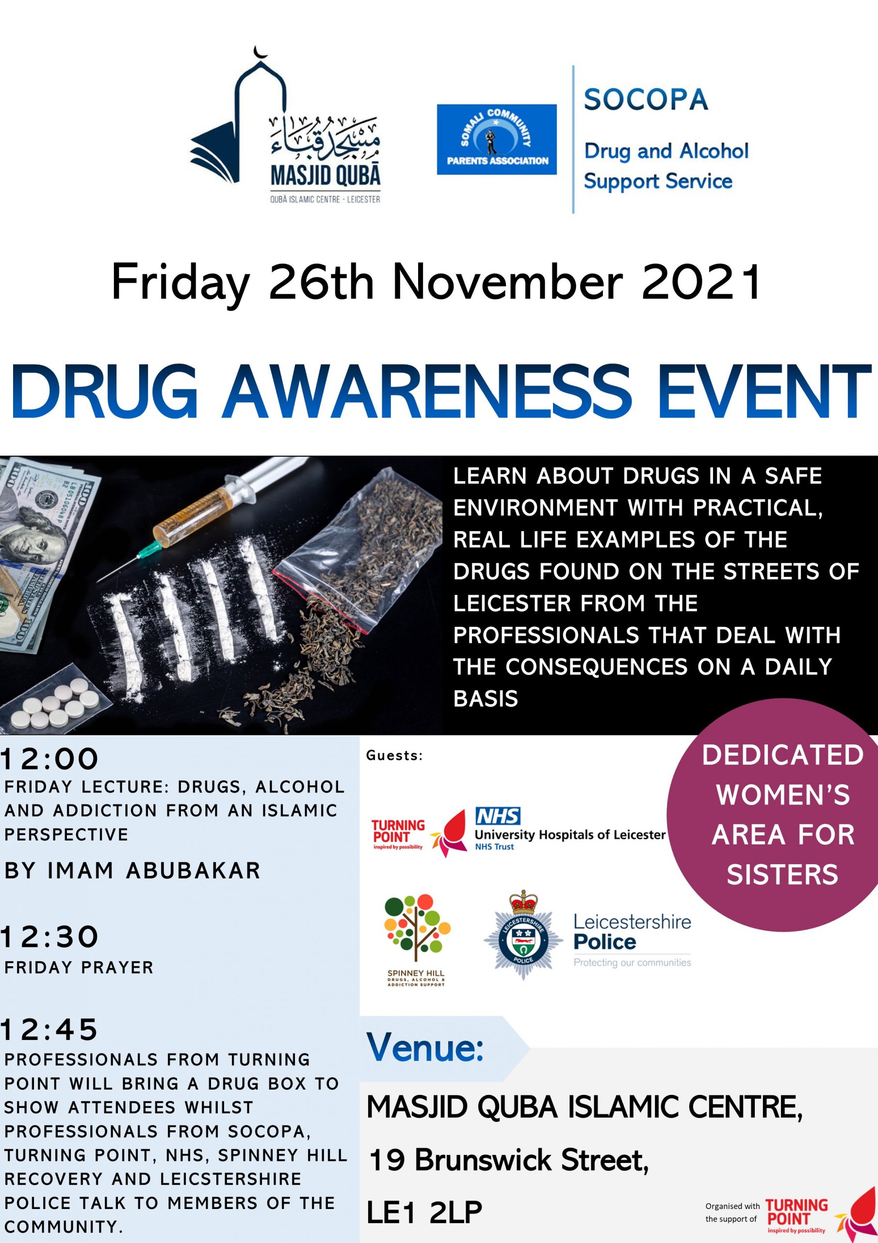 Drug Awareness Event: 26th November 2021