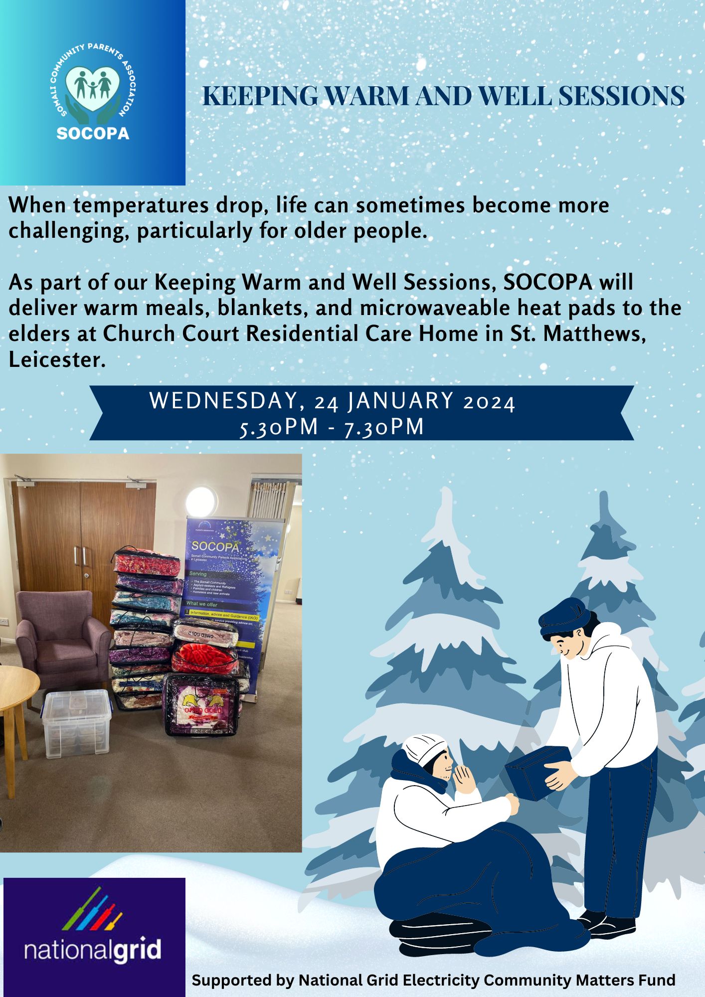 Keeping warm and well sessions